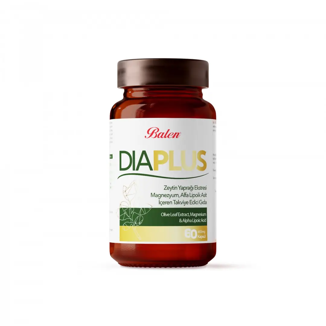 Balen Dia Plus Zeytin Yaprağı Magnezyum & Alfa Kapsül | Şifadan Aktar