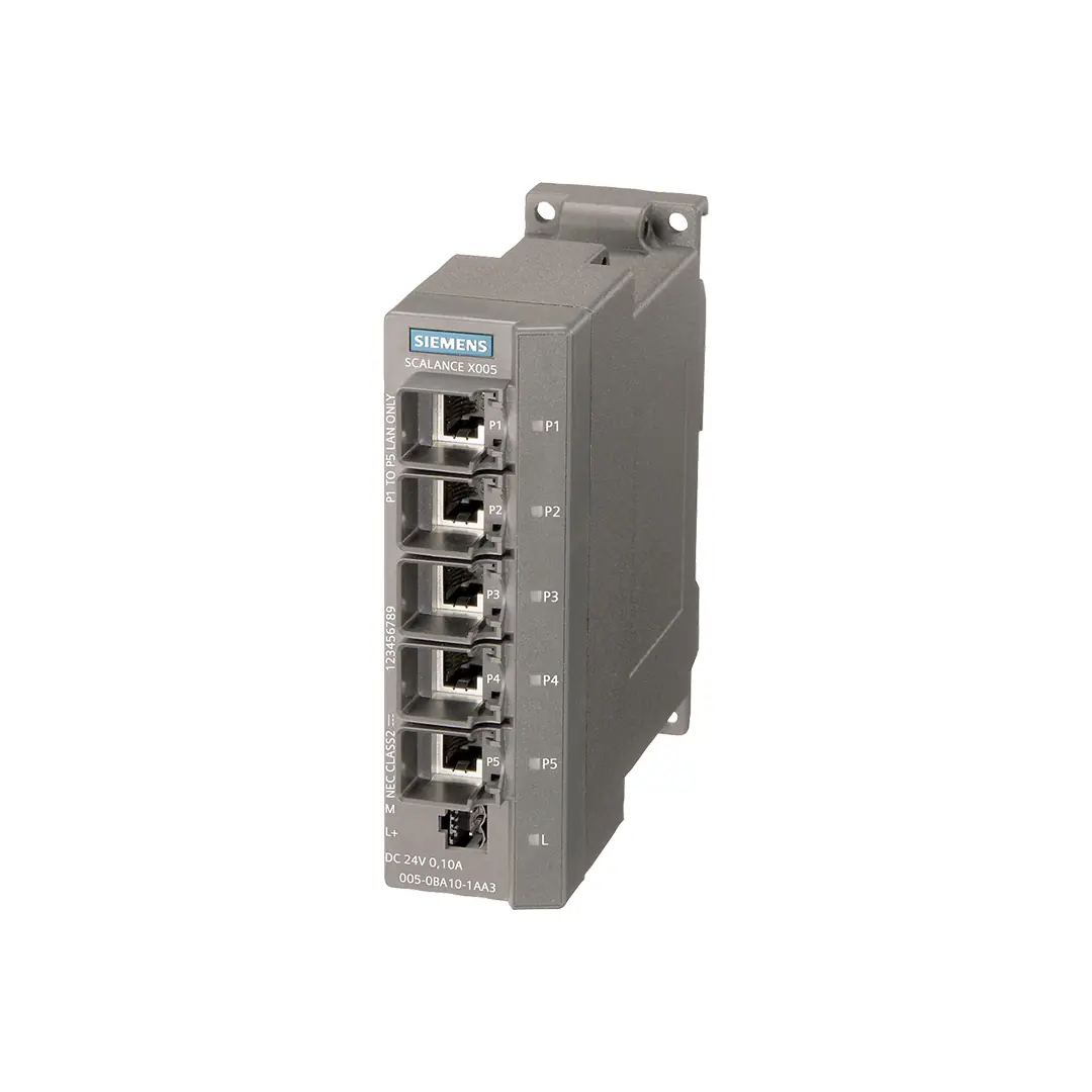 Siemens 6GK5005-0BA10-1AA3 SCALANCE X005 Entry Level Switch