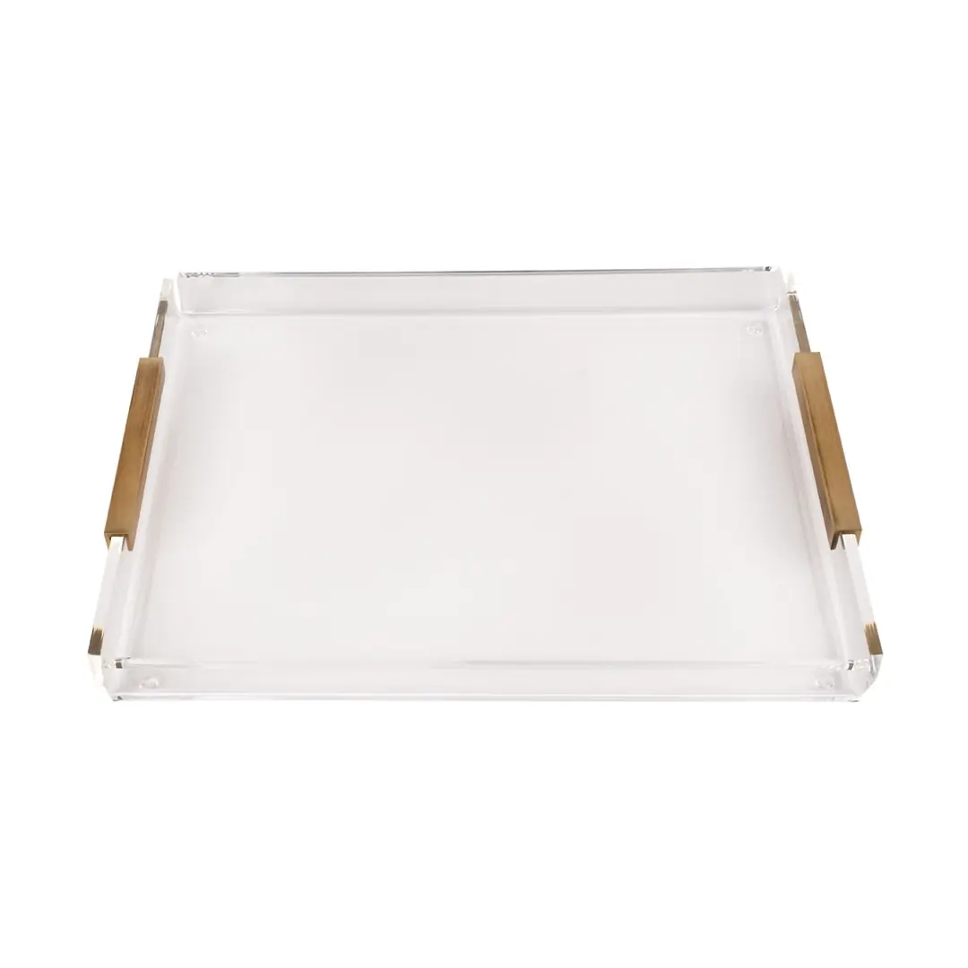 Pirinç Detaylı Orta Boy Tepsi | Esra Turan Design