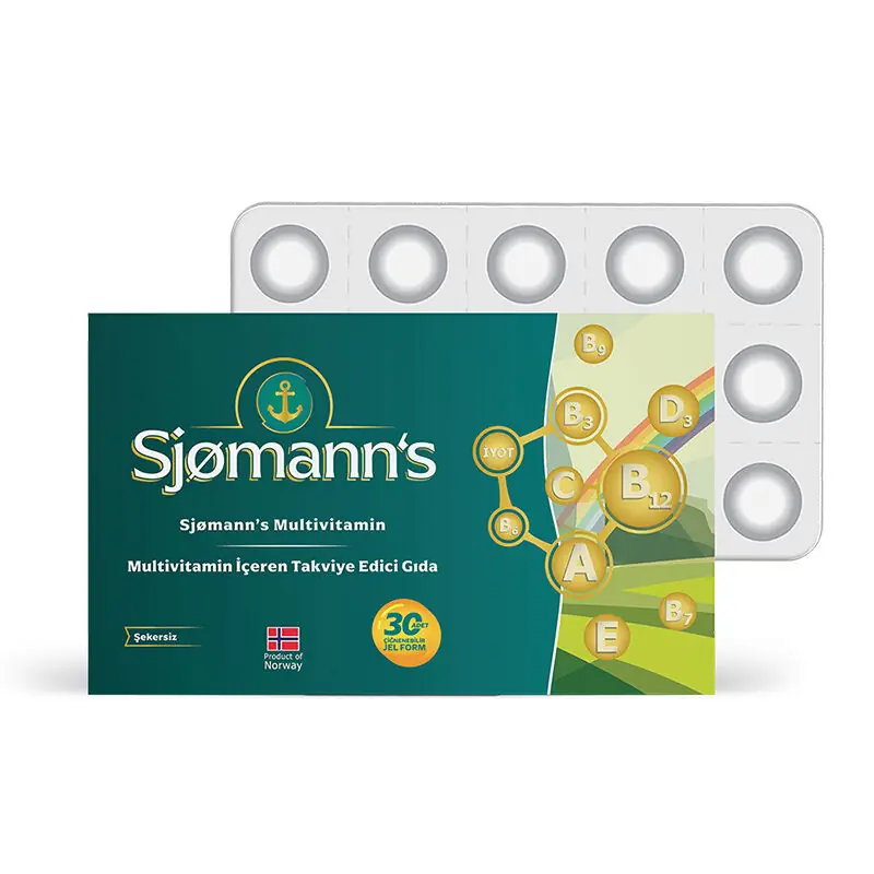 Sjomann’s Multivitamin İçeren Takviye Edici Gıda 30 Adet Çiğnenebilir ...