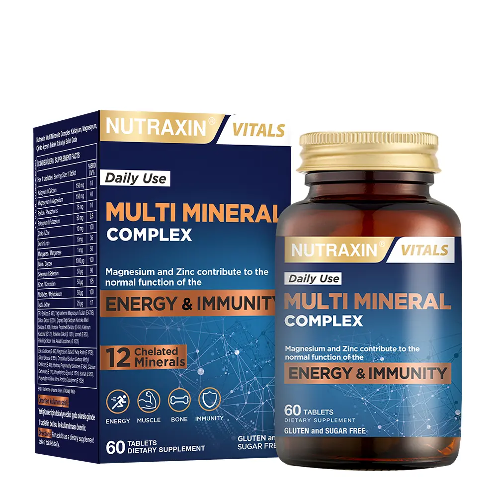 NUTRAXIN MULTIMINERAL COMPLEX 60 TABLET