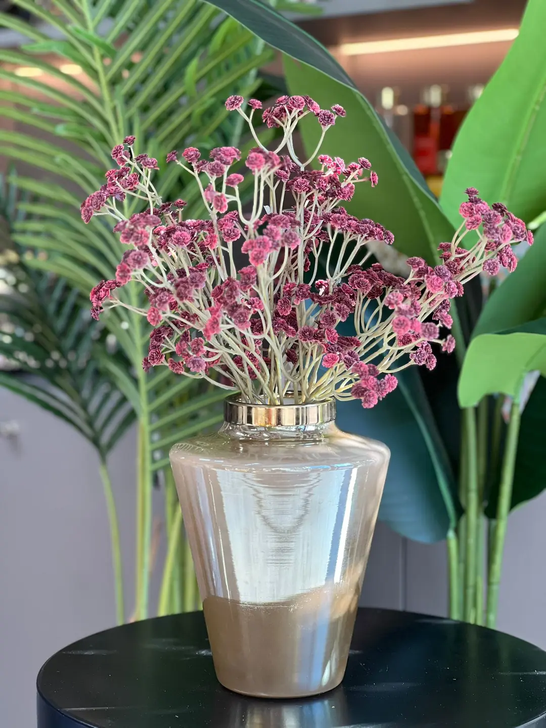 5 Dal Islak Cipso Mor (Fiyata Vazo Dahil Değildir)