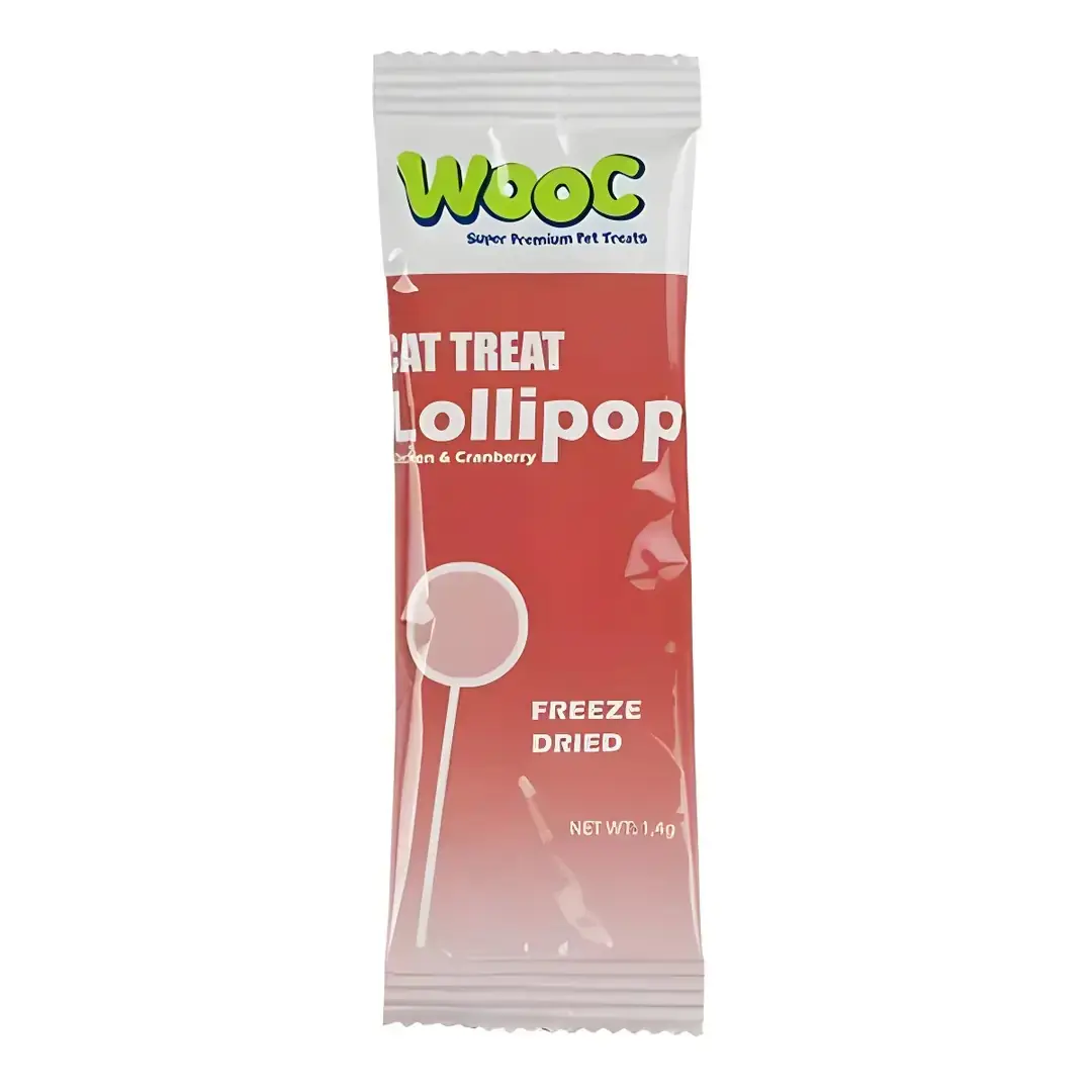 Wooc Tavuklu ve Kızılcıklı Kedi Ödül Lolipop 1,4gr 1 Adet