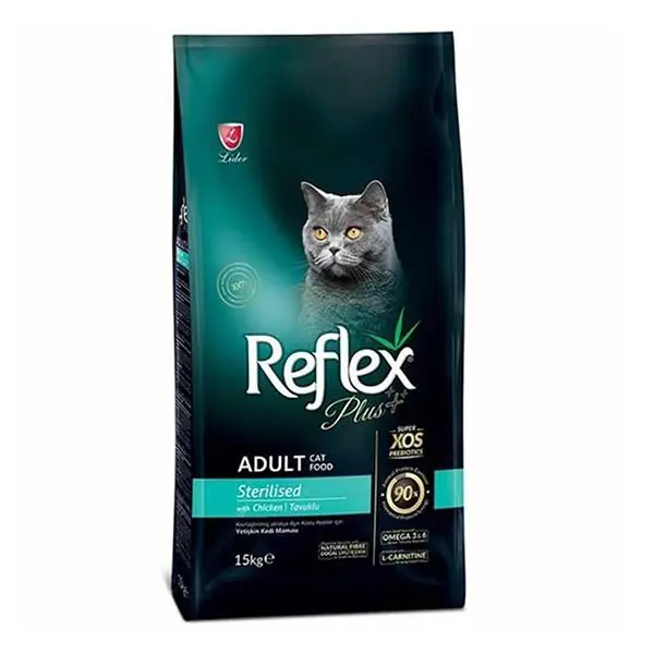 Reflex Plus Sterilised Tavuklu Kısırlaştırılmış Kedi Maması 15Kg