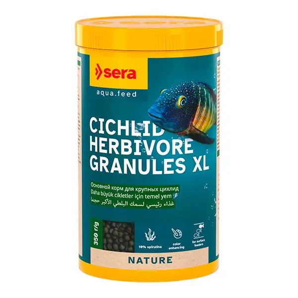 Sera Cichlid Herbivore Granules XL 1000ml 350gr