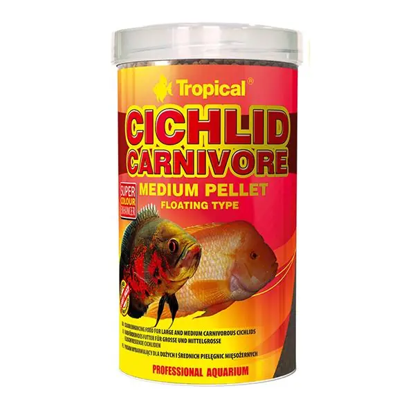 Tropical Cichlid Carnivore Medium Pellet 250gr