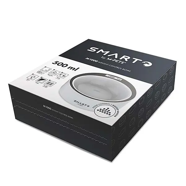 M-Pets Smarto M1000 Dijital Tartılı Mama Kabı 500ml