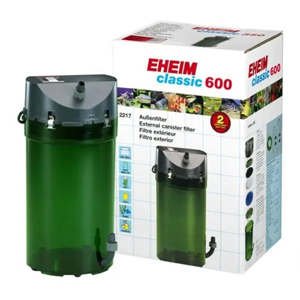 Eheim 2217-02 Classic 600 Dış Filtre Musluklu 1000Lt/H