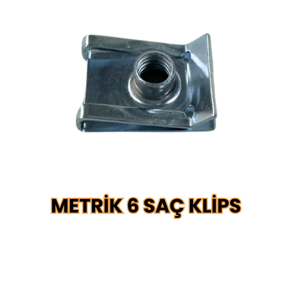Metrik 6 Saç Klips (50'li Paket) - Güçlü ve Dayanıklı Bağlantı Elemanı