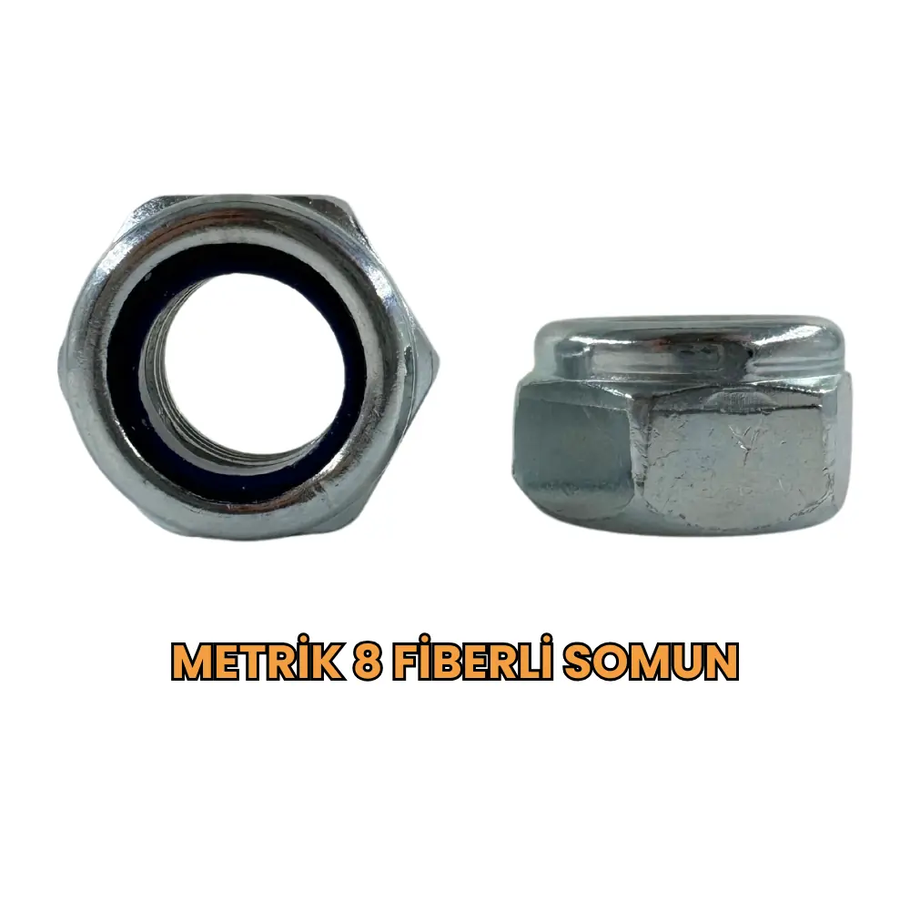 Metrik 8 Fiberli Somun - Toptan Motosiklet Yedek Parça | Ufuk Motosiklet