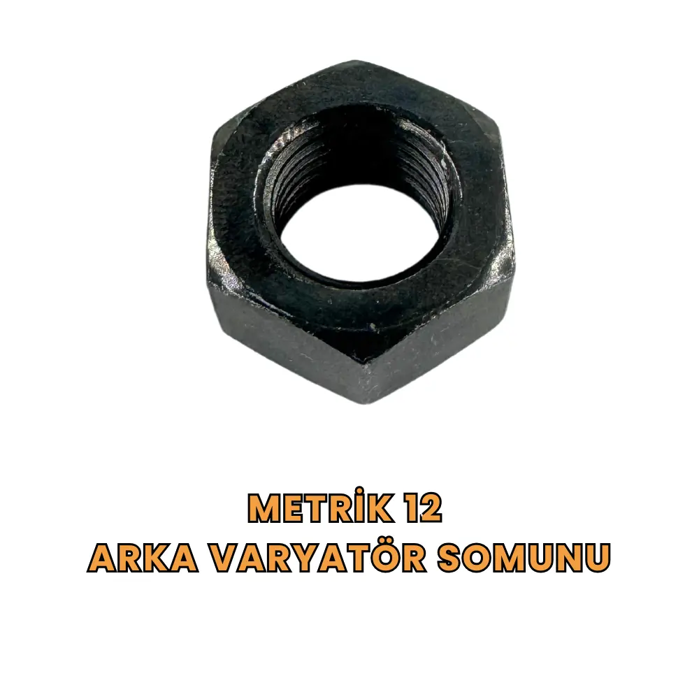 Metrik 12 Arka Varyatör Somunu - Toptan Motosiklet Yedek Parça | Ufuk ...