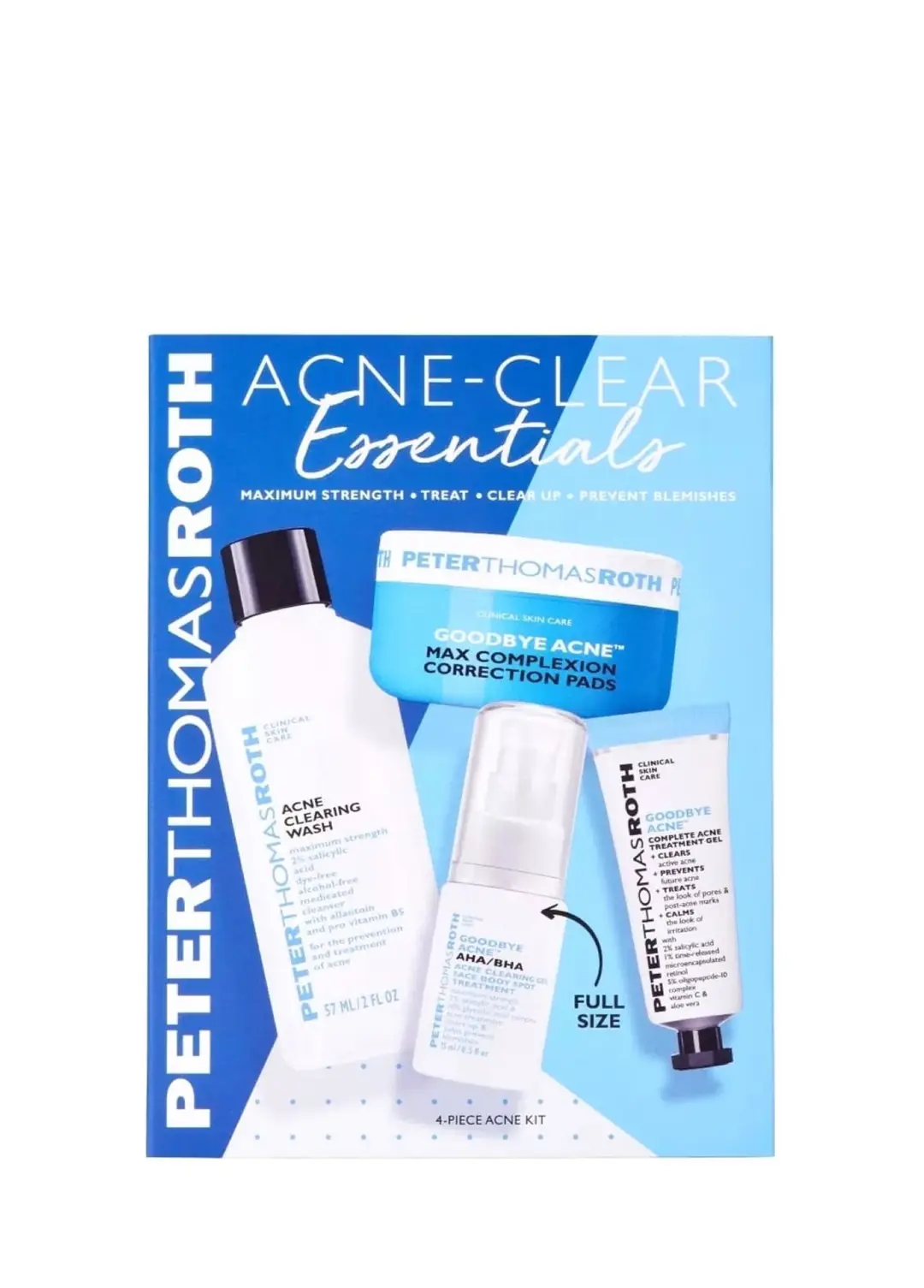 Acne Clear Essentials 4 Piece Acne Kit