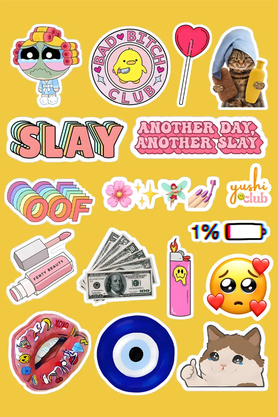 Slay 17'li Sticker Paketi