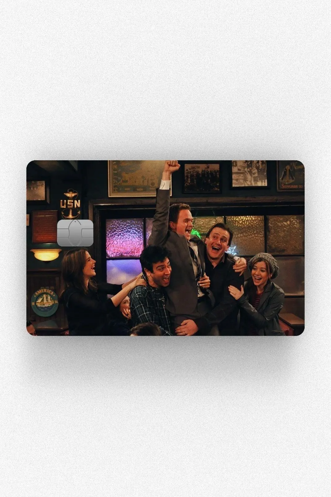 Kart Kaplama Etiketi - HIMYM BAR