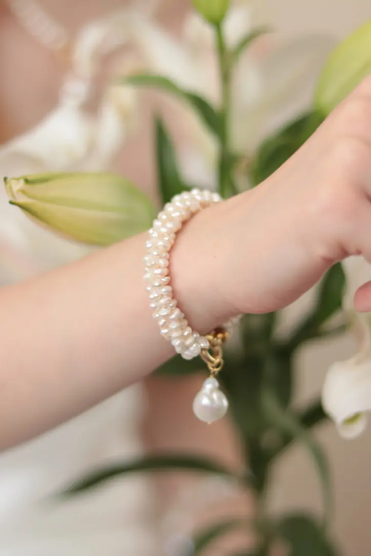 KUYUMCU GERÇEK BAROK İNCİ TANESİ- Pearl and Rose Jewelry