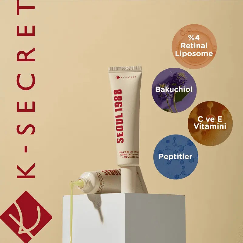 KSECRET - SEOUL 1988 Eye Cream : Retinal Liposome 4% + Fermented Bean 30ml