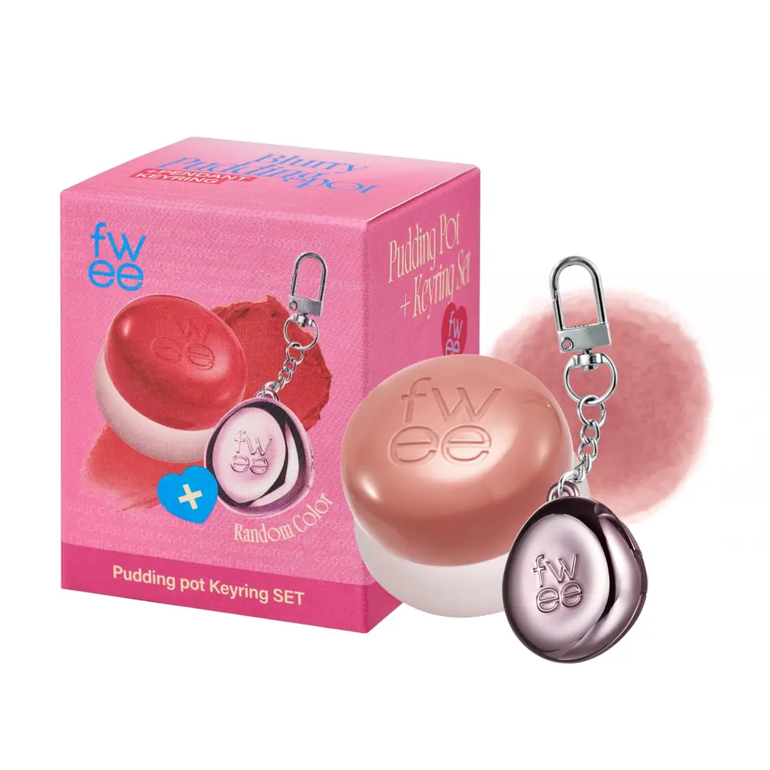 Fwee Keyring Lip & Cheek Blurry Pudding Pot Without – 5g (Anahtarlıklı)