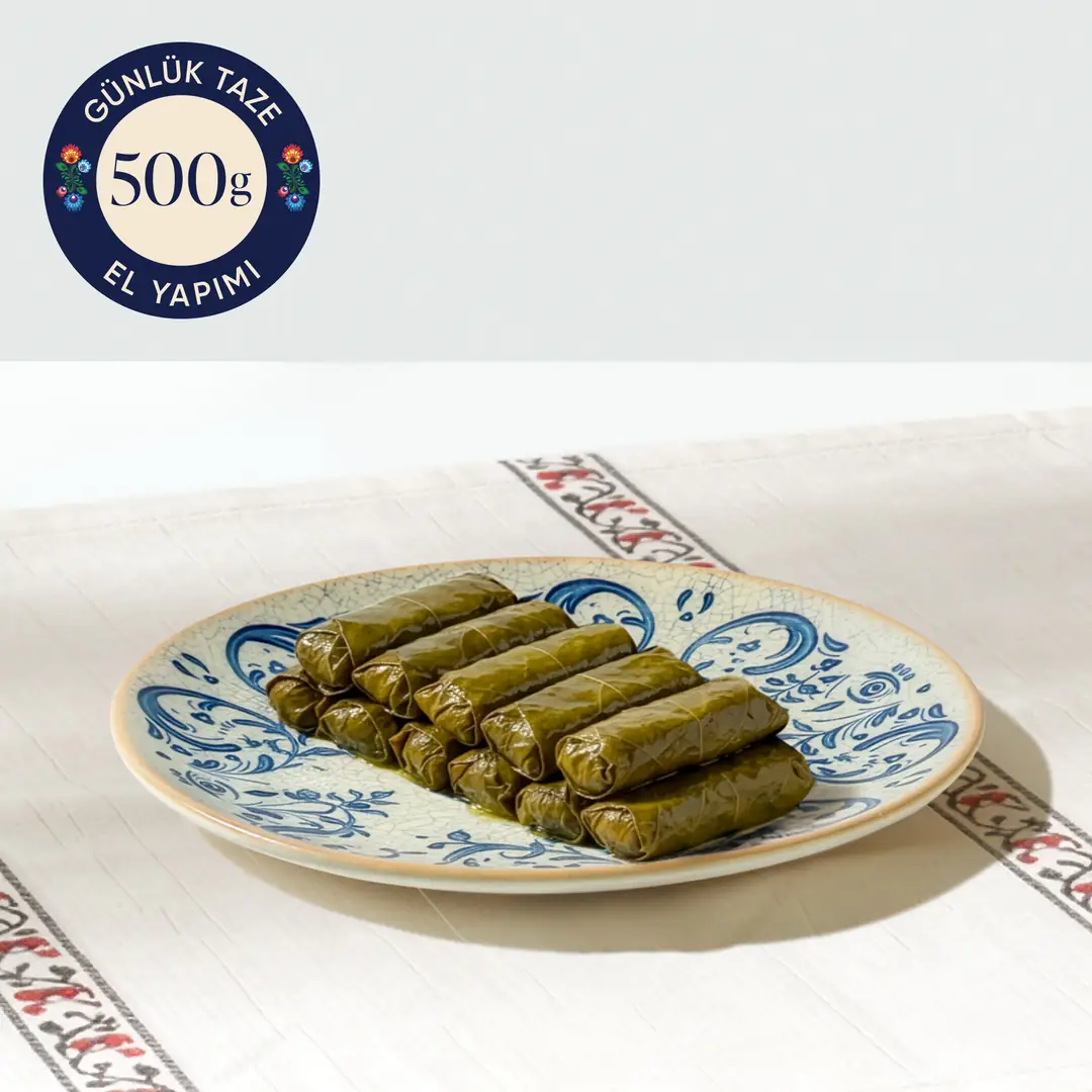 El Yapımı Zeytinyağlı Yaprak Sarma 500 G