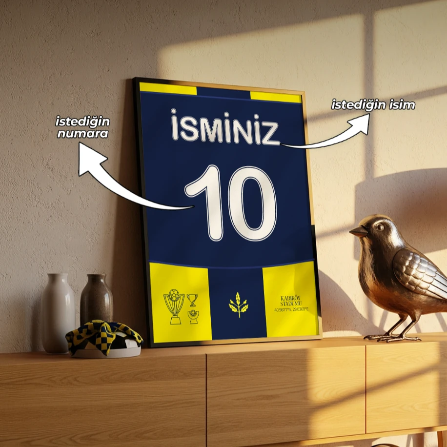 FB Temalı Kişiye Özel Forma Poster