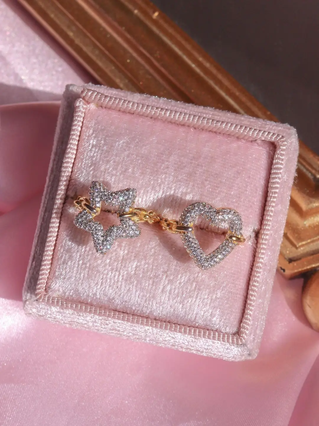 Reorah - Multi-Stone Star or Heart Ring 925 Silver