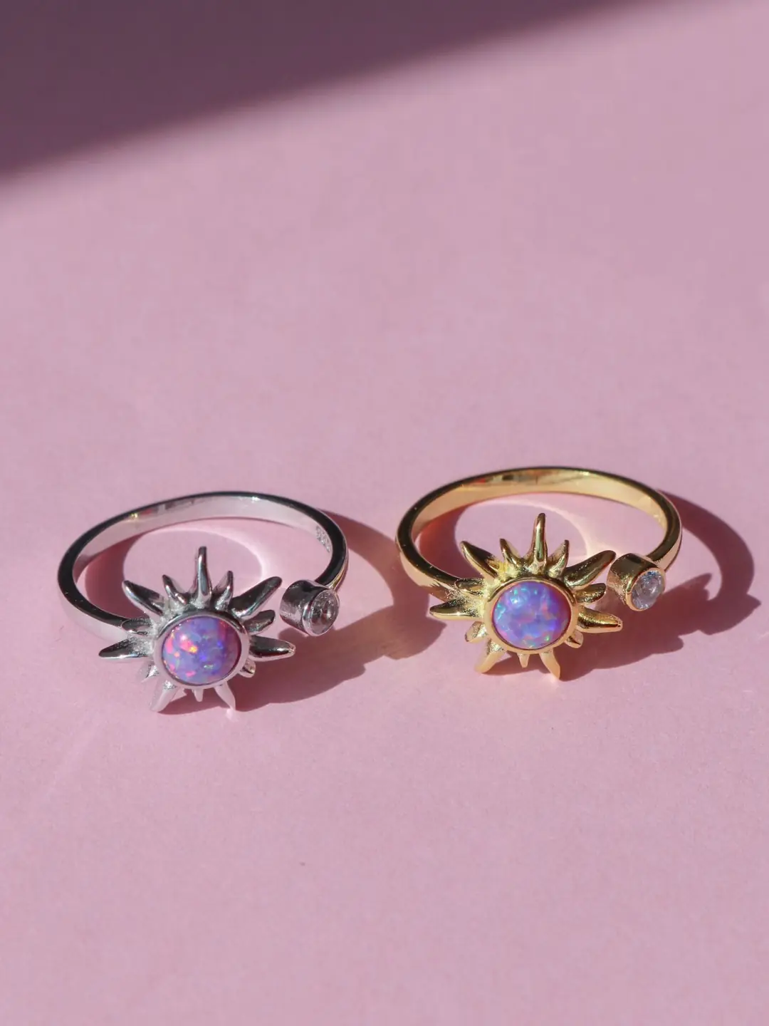 Reorah - Rapunzel Sun Opal vol 2 Ring 925 Silver