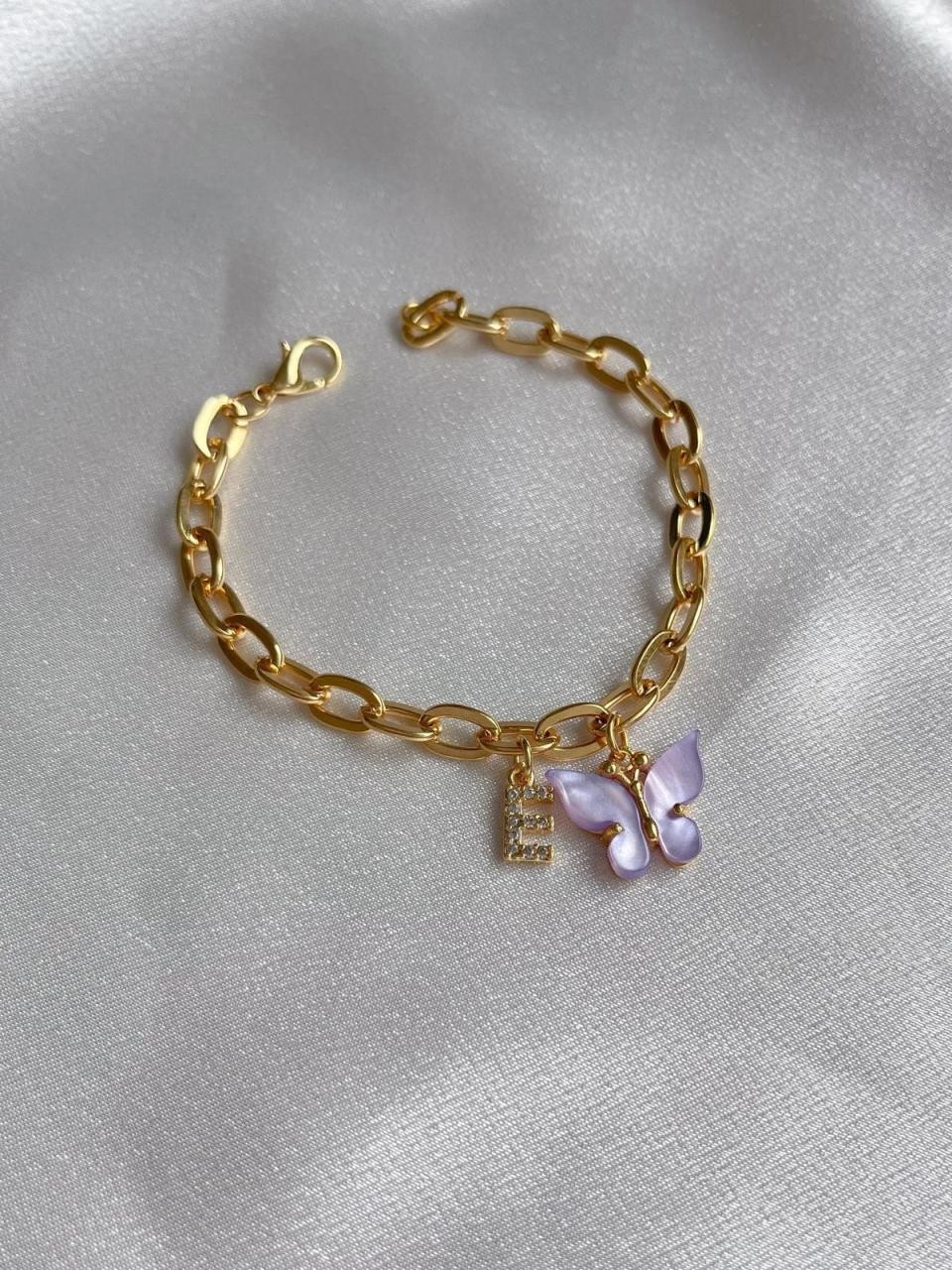 Butterfly charm bracelet store