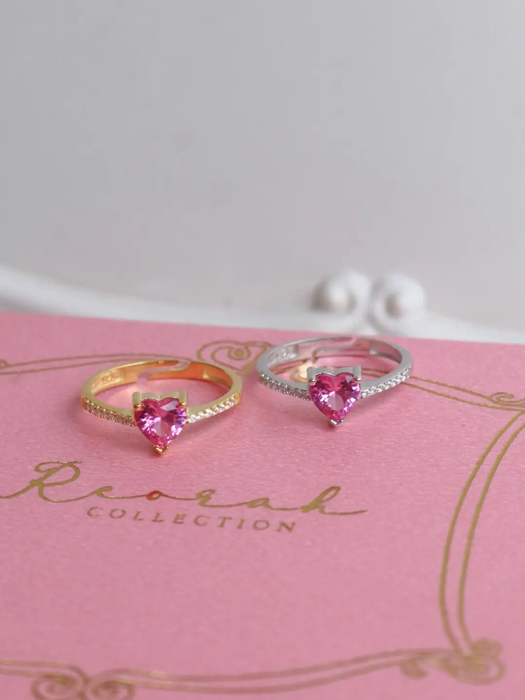 Reorah - Aurora Heart Ring 925 Gümüş