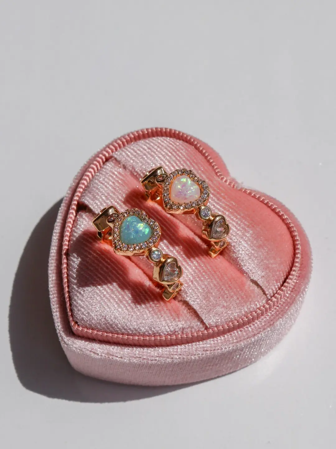 Reorah - Opal Look Heart Ring