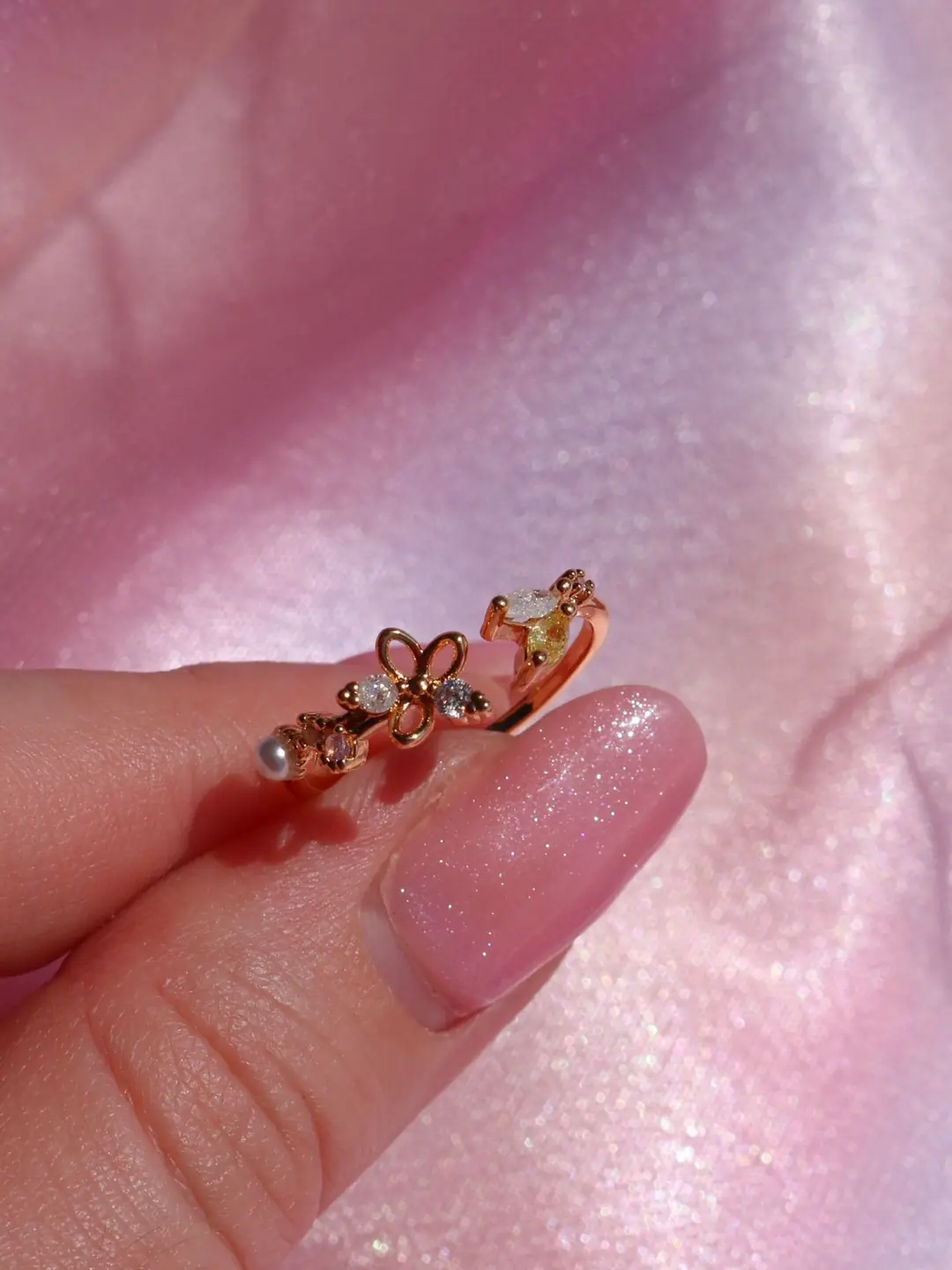 Reorah - Minimal Daisy Yellow Yüzük