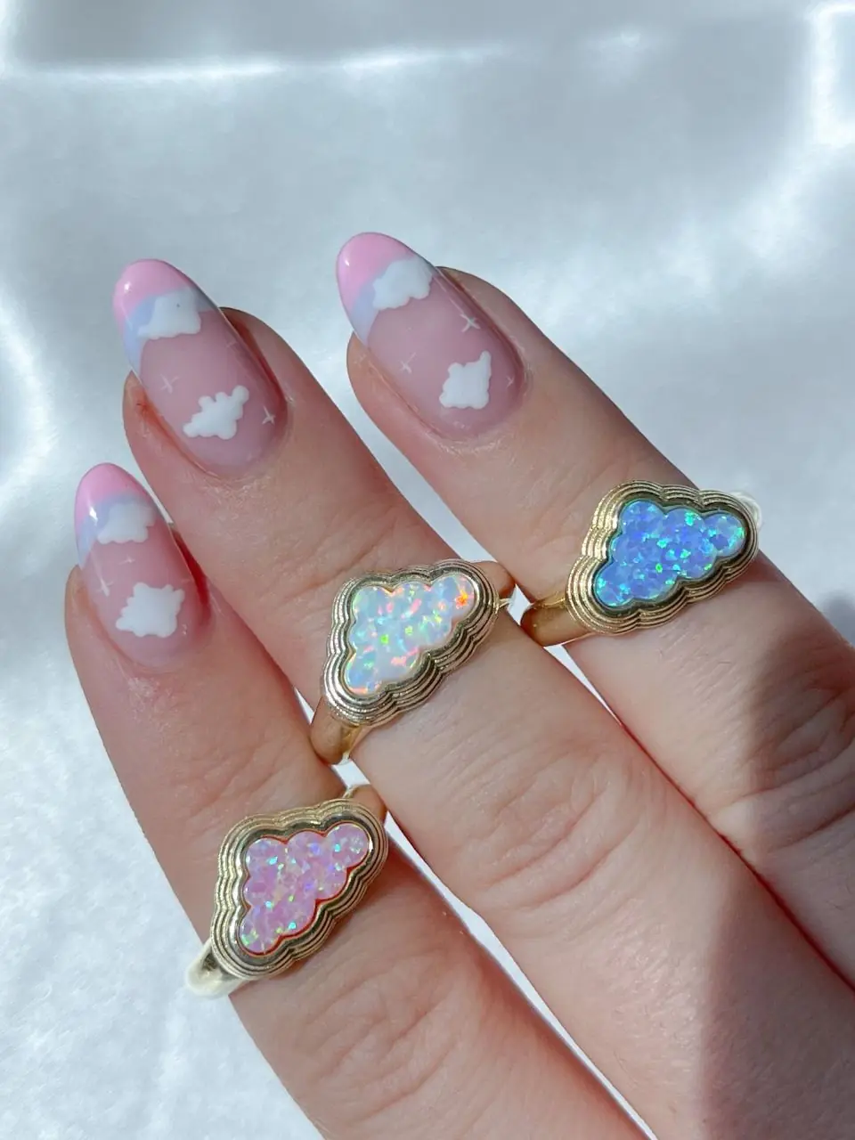 Reorah - Opal Cloud 925 Silver Ring