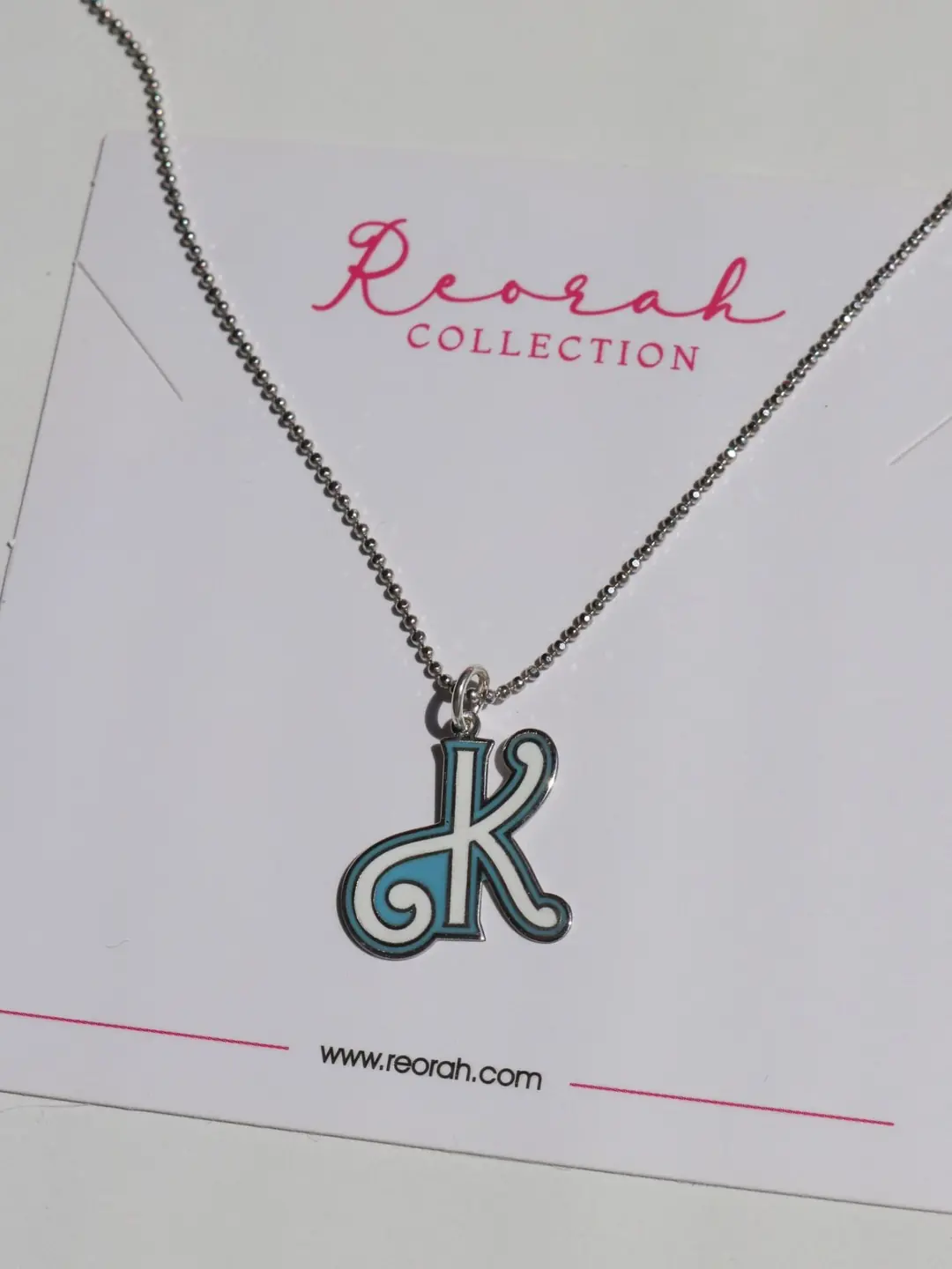 Reorah - Barbara Letter Necklace 925 Silver