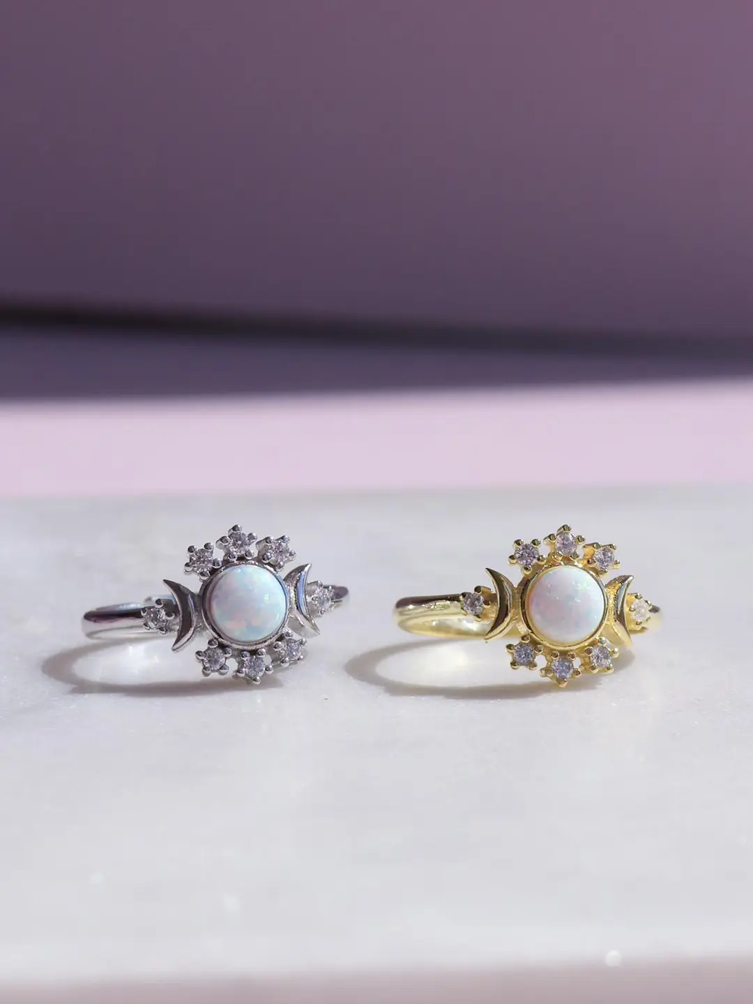 Reorah - Phases of the Moon Opal 925 Silver