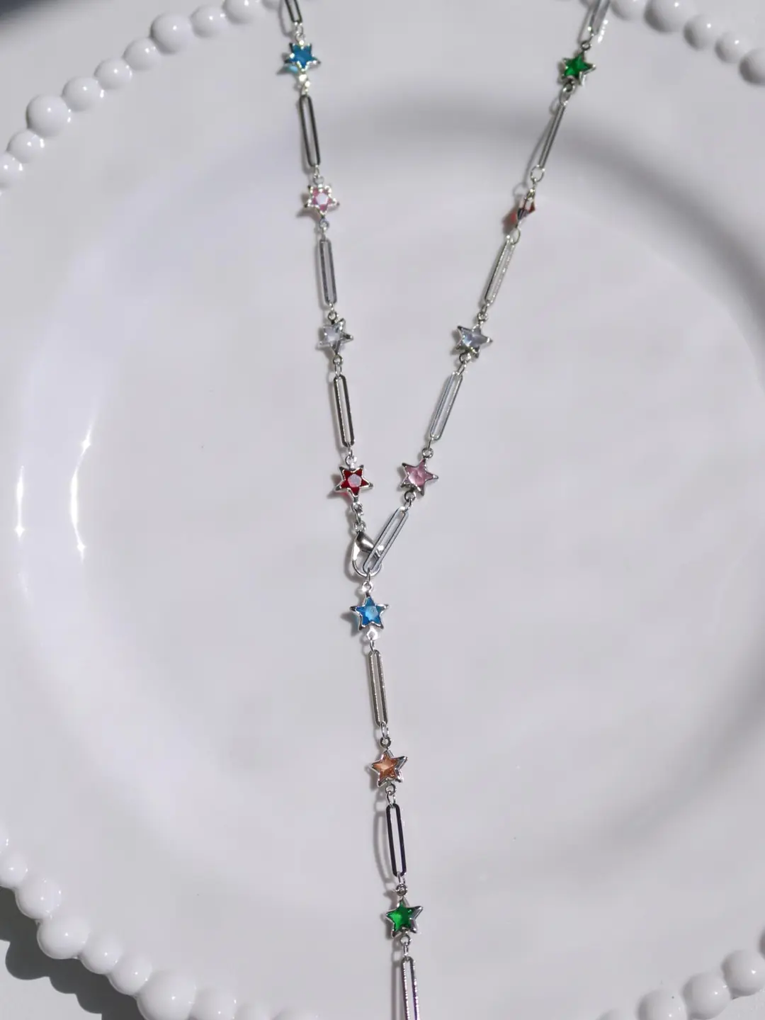 Rainbow Starfall Y Kolye