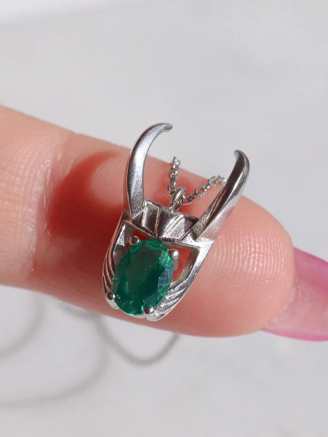 Loki Necklace, Ring 925 Silver Set