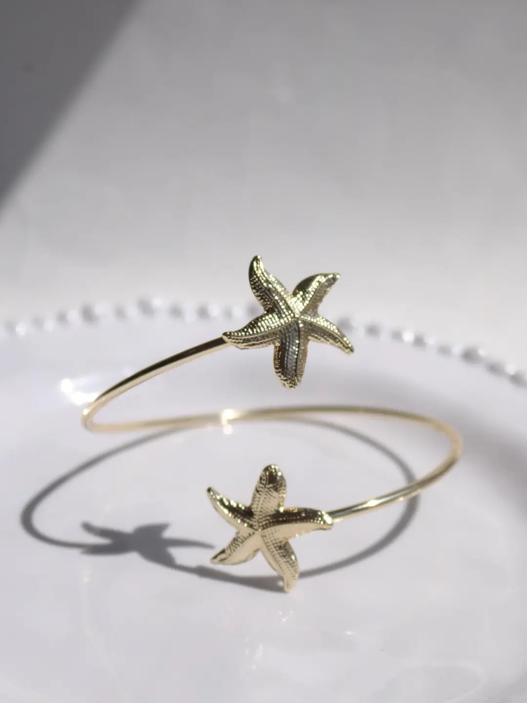 Mini Golden Starfish Arm Bracelet