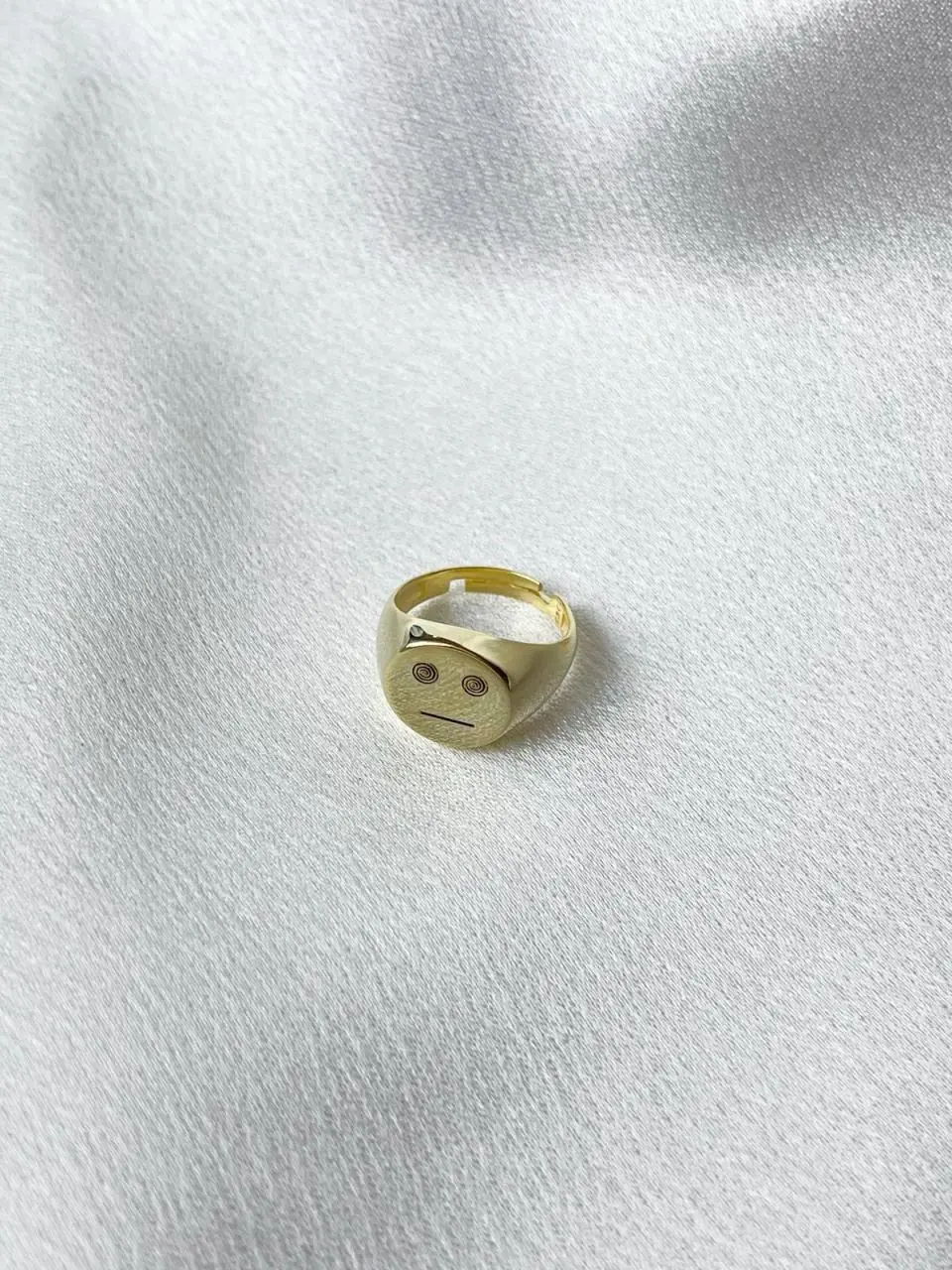 Reorah - Sad Face 925 Silver Ring