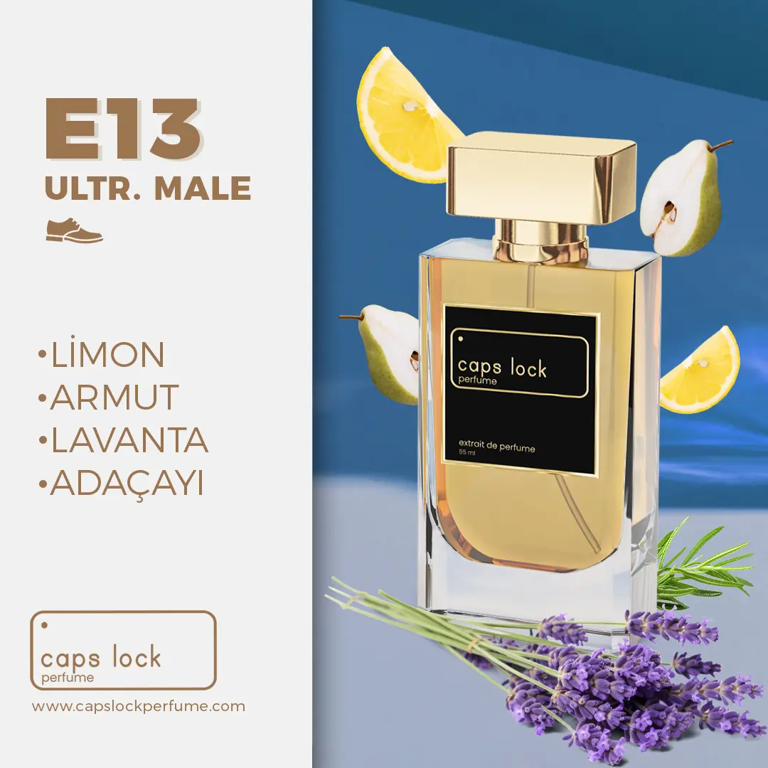 E13 - CAPS LOCK Perfume (Ultra Male Muadili) 55 ml. ₺ 690.00