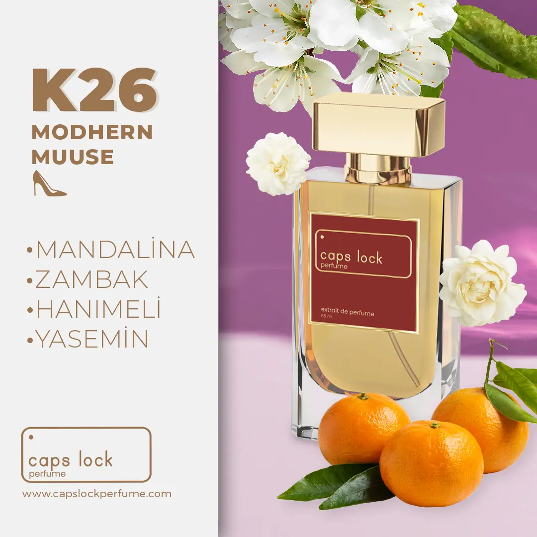 K26 - CAPS LOCK Perfume (Modern Muse Muadili) 55 ml. ₺ 517.50