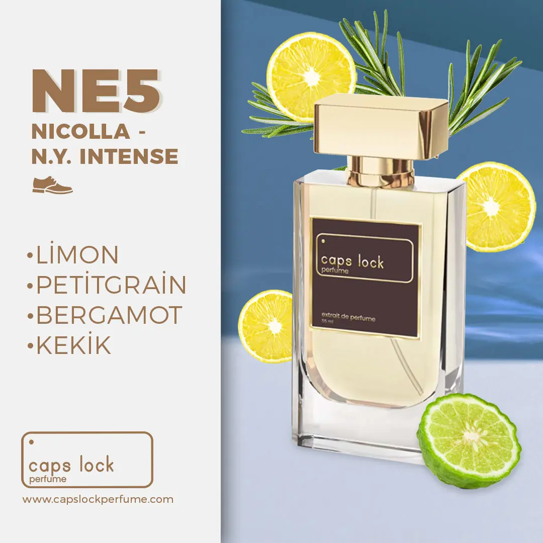 NE05 - CAPS LOCK Perfume (New York Intense Muadili) 60 ml. ₺ 756.50