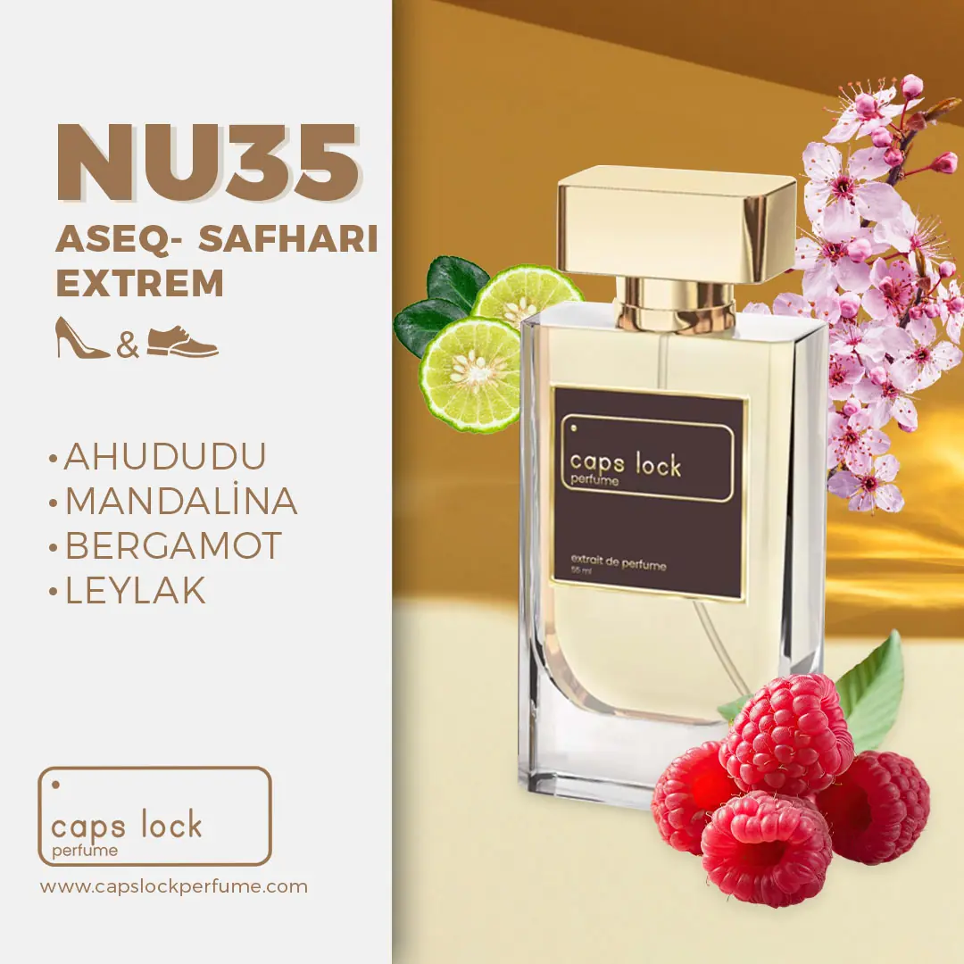 NU35 - CAPS LOCK Perfume (Ambre Narguile Muadili) 60 ml. ₺ 890.00