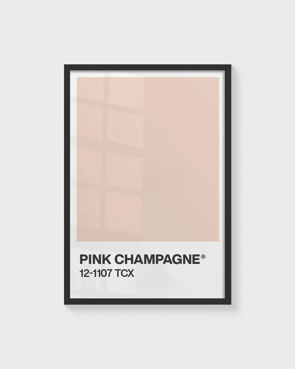 Senin Rengin | Pink Champagne Pantone Poster