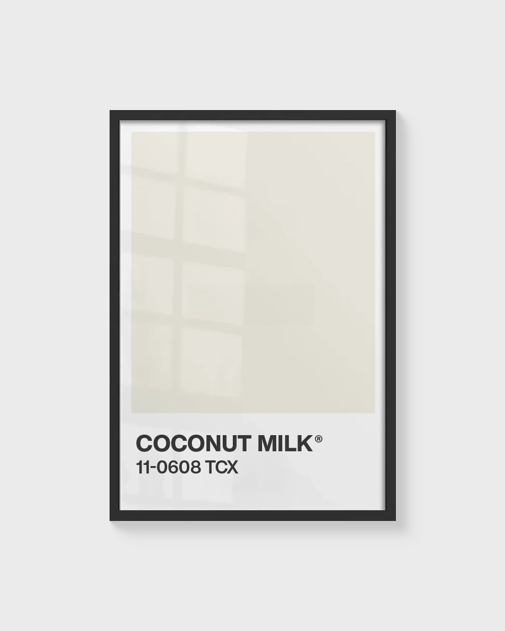 Senin Rengin | Coconut Milk Pantone Poster