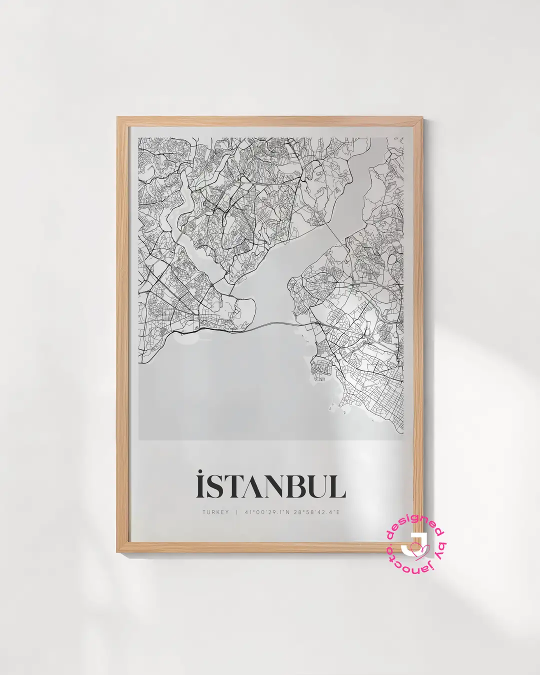 İstanbul Şehir Haritası Poster