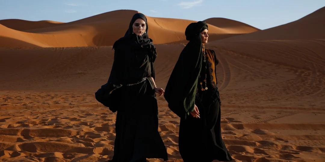 Sahara Pattern Marrakech Shawl