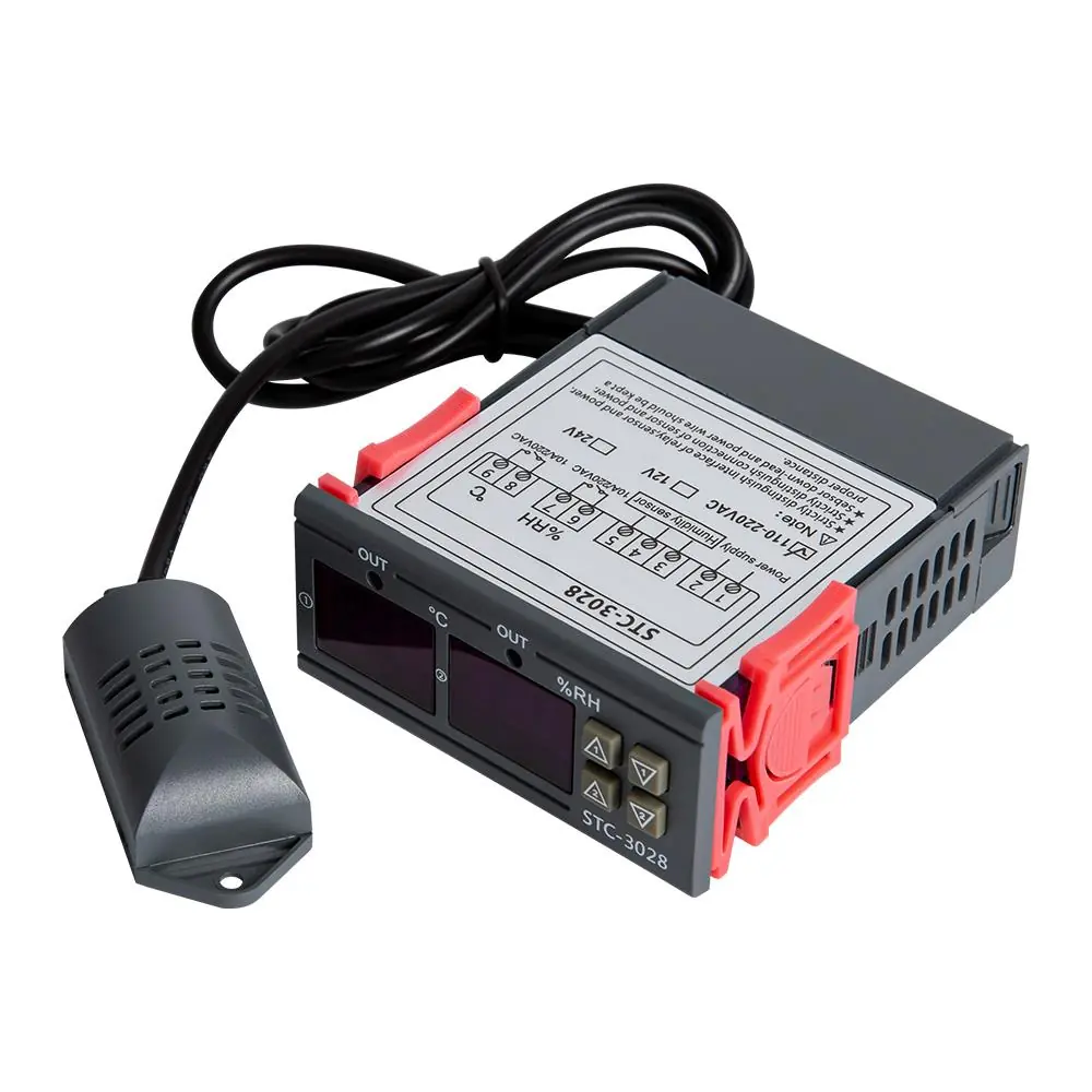 STC-3028 AC 110-220V LCD Ekranlı Nem Sıcaklık Kontrol Modülü Satın Al ...