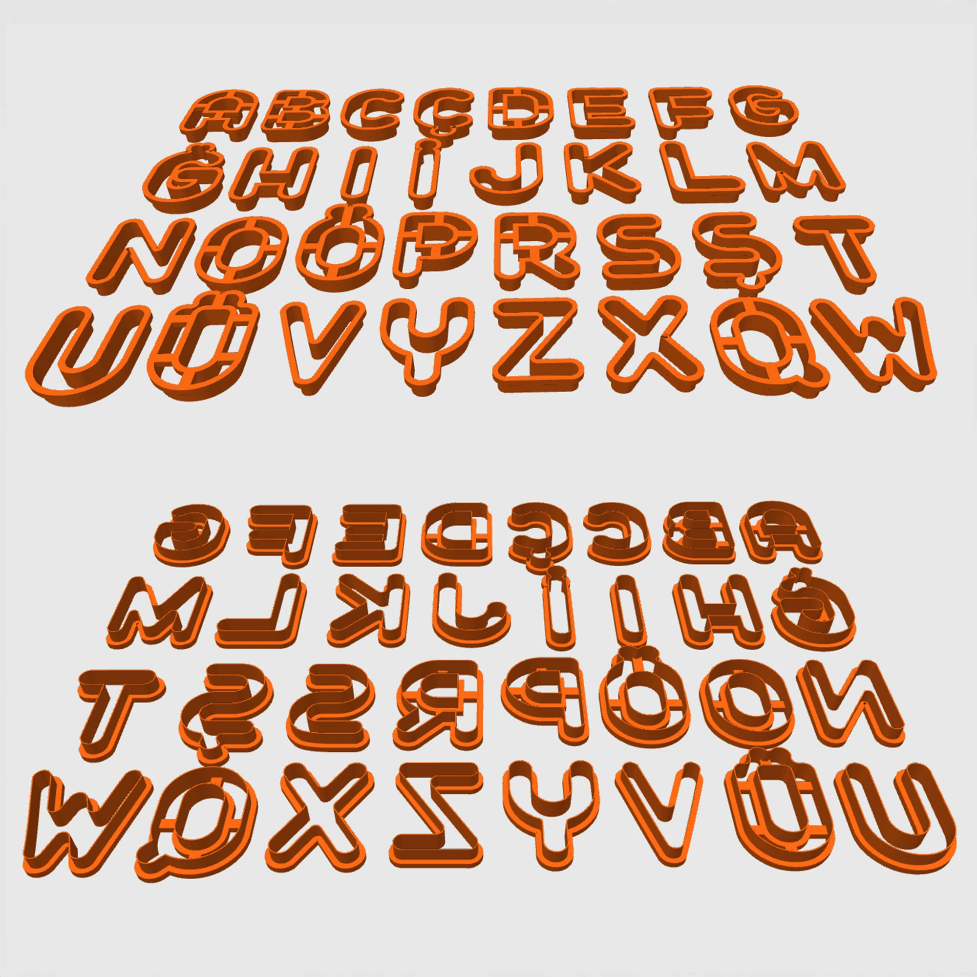 Minimal Harfler Kesici Set - 32 Harf