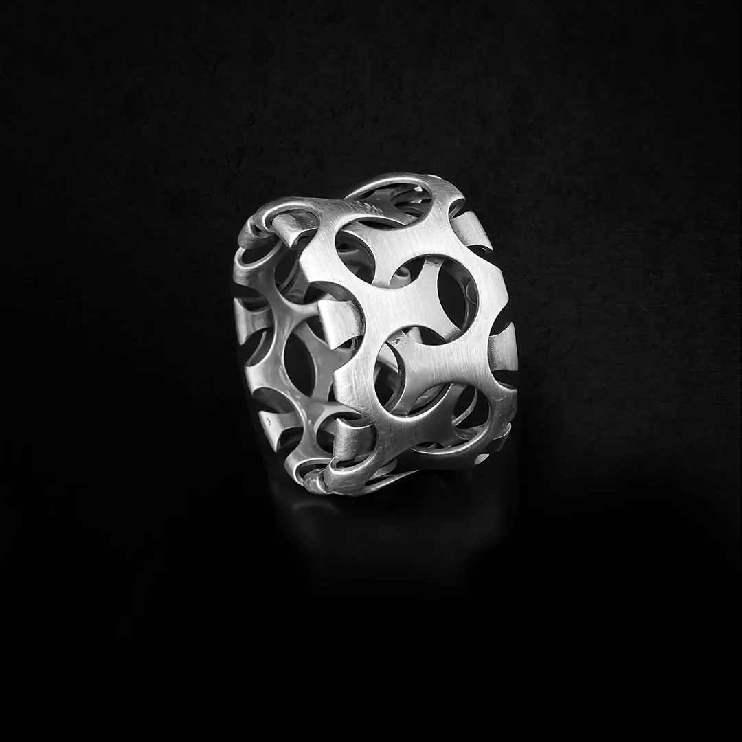 Istanbul - Handcrafted 925k Oxidized Sterling Silver Ring