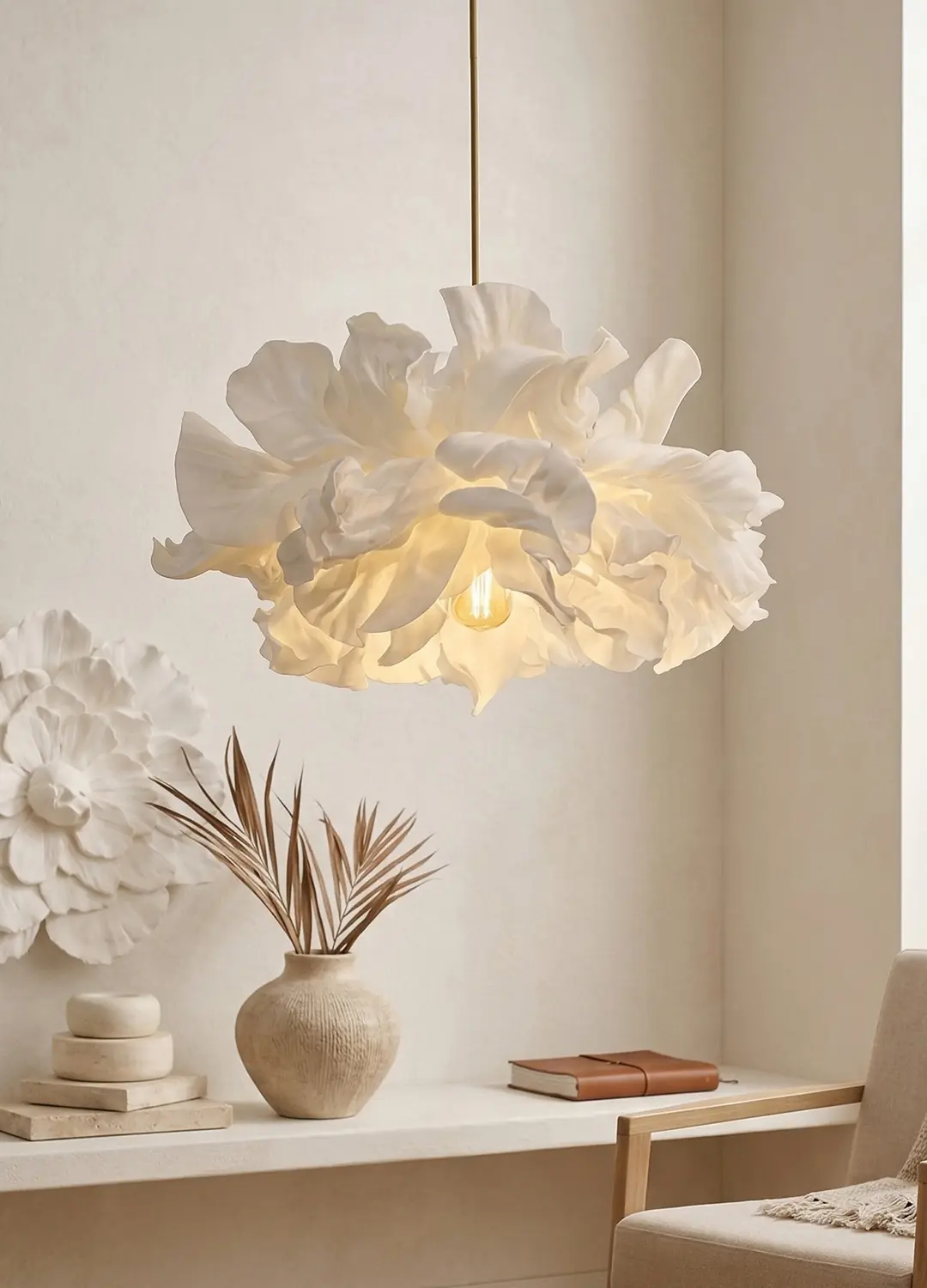 AVF Atelier Eva Beyaz Sarkıt Avize