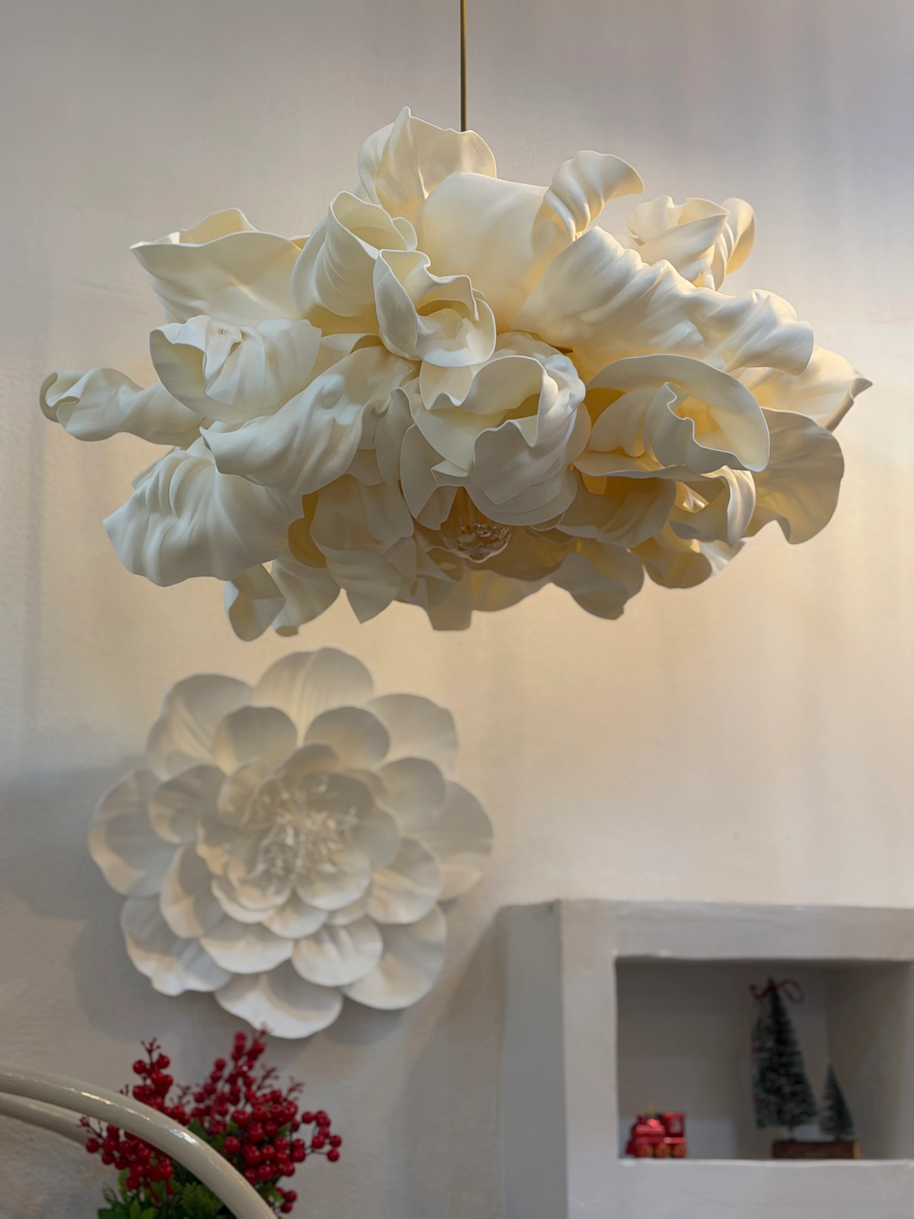 AVF Atelier Eva Krem Sarkıt Avize