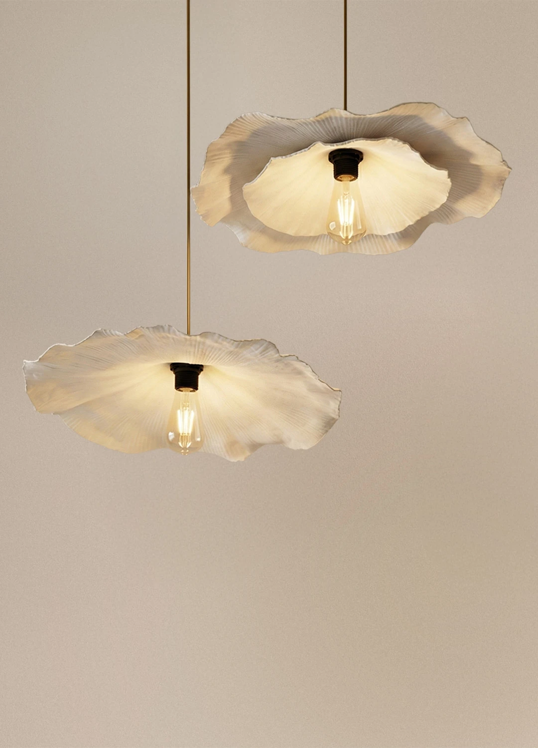 2'li Modern Avf İki Katlı Sarkıt Avize & 60 cm Avize